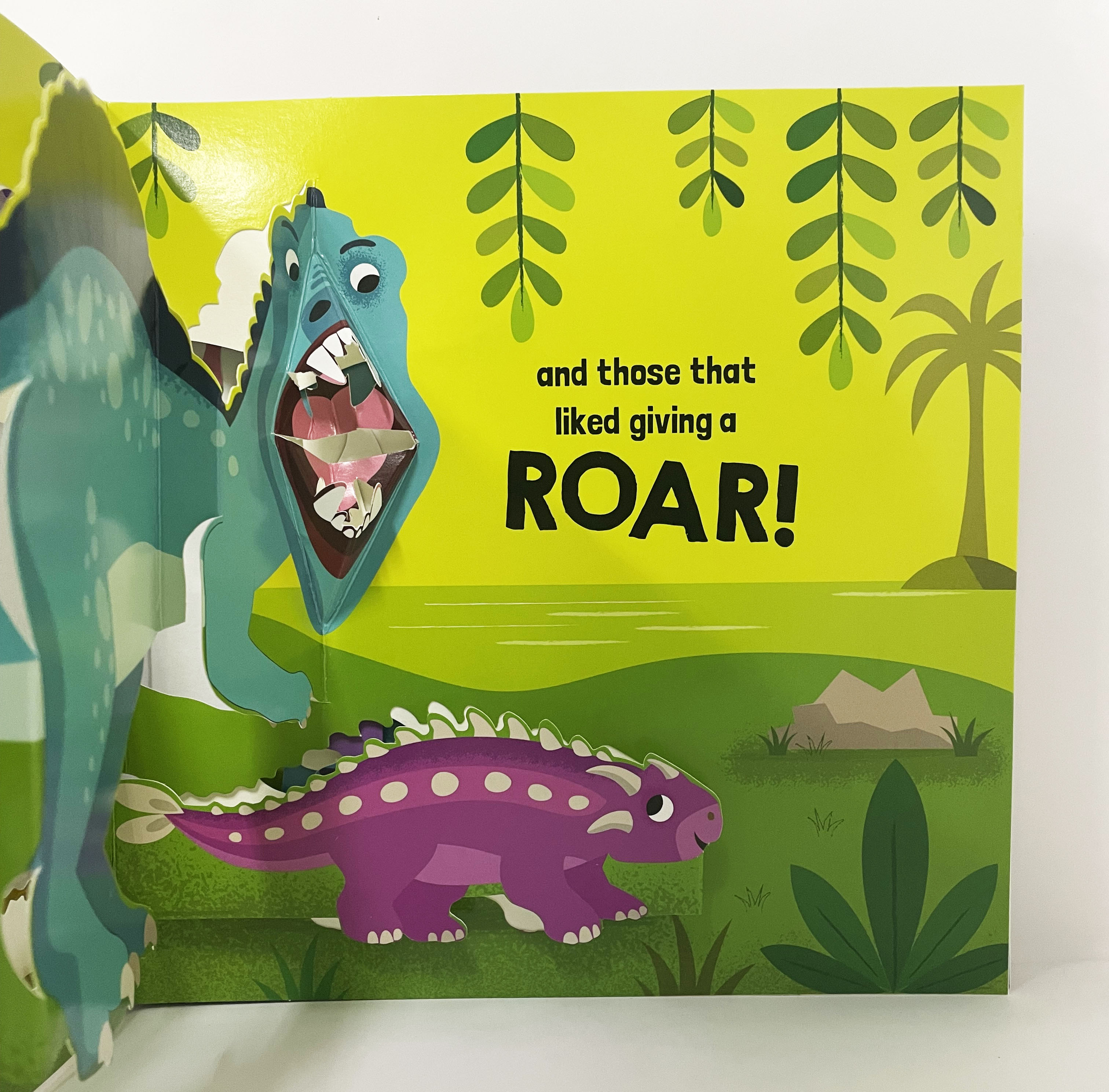 Dinosaurs Roar Pop Up Story Book for Kids To Learn About Dinosaurs ...