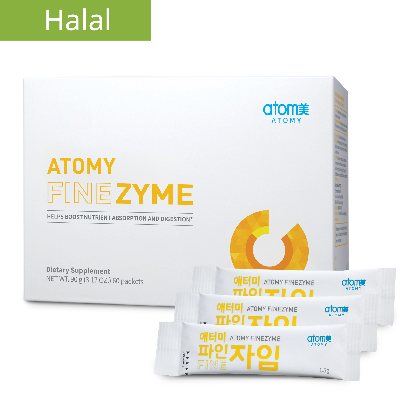 Atomy Finezyme Pineapple Flavoured Drink with Mixed Enzyme Premix 60 ...