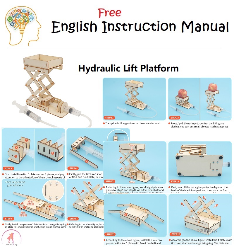 Hydraulic Lift Platform DIY STEM Toys - Kids Educational Science Toy ...