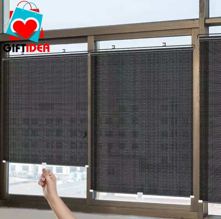 Universal Roller Blinds Suction Cup Sunshade Blackout Curtain Car ...