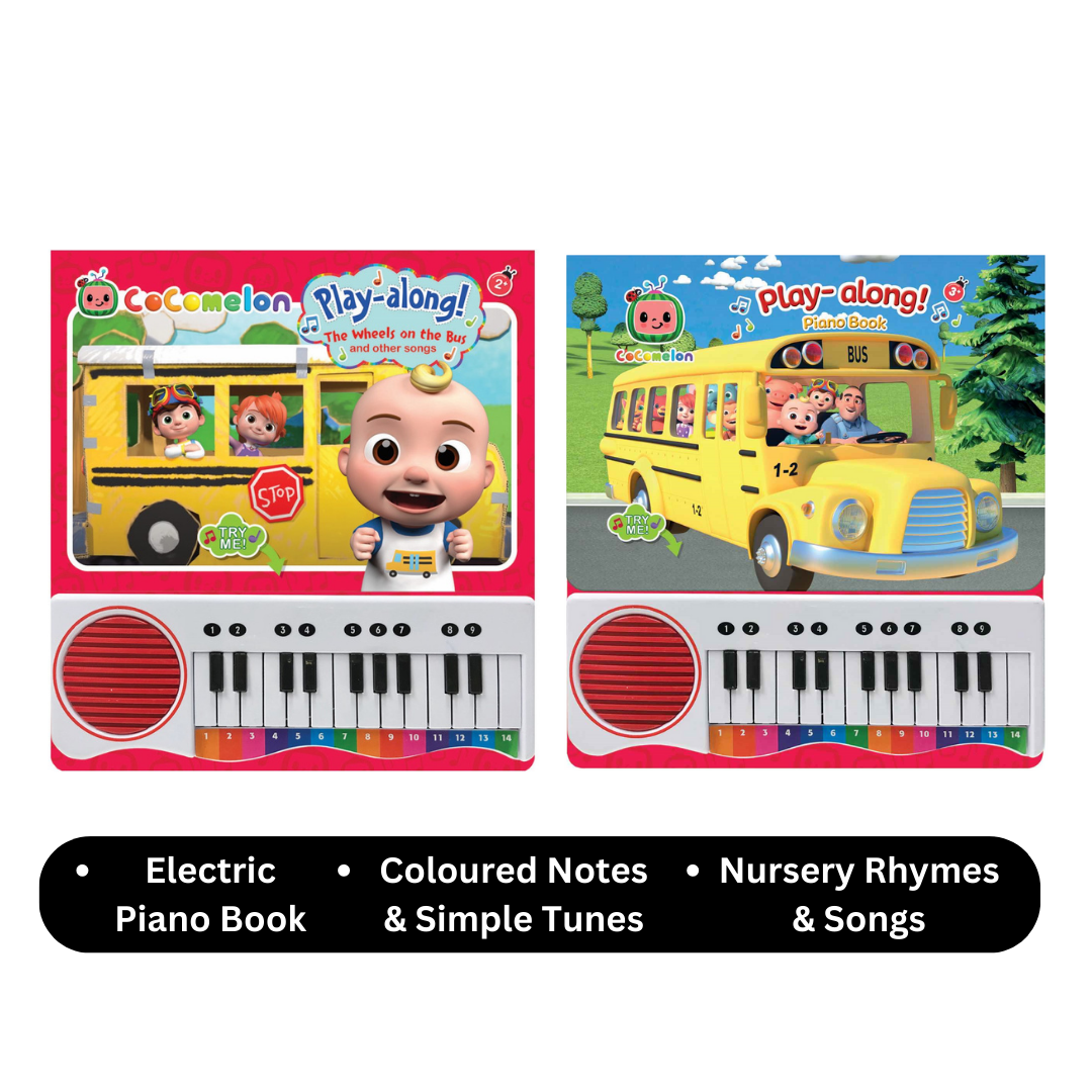 Cocomelon Piano Sound Book for Kids to Play Nursery Rhymes & Songs ...