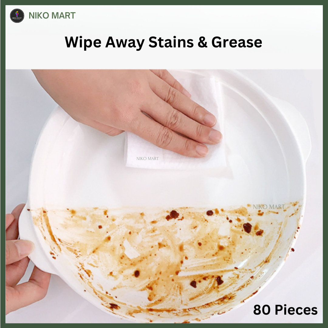 Kitchen Wipe Cleaning Wet Wipe 80 Pc 20cm 20cm | Shopee Singapore