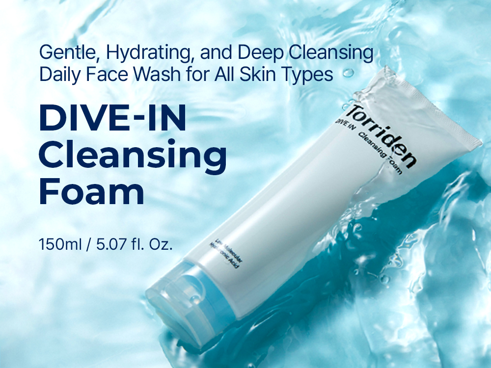 [Torriden Official] DIVE IN Low Molecular Hyaluronic Acid Foam Cleanser ...
