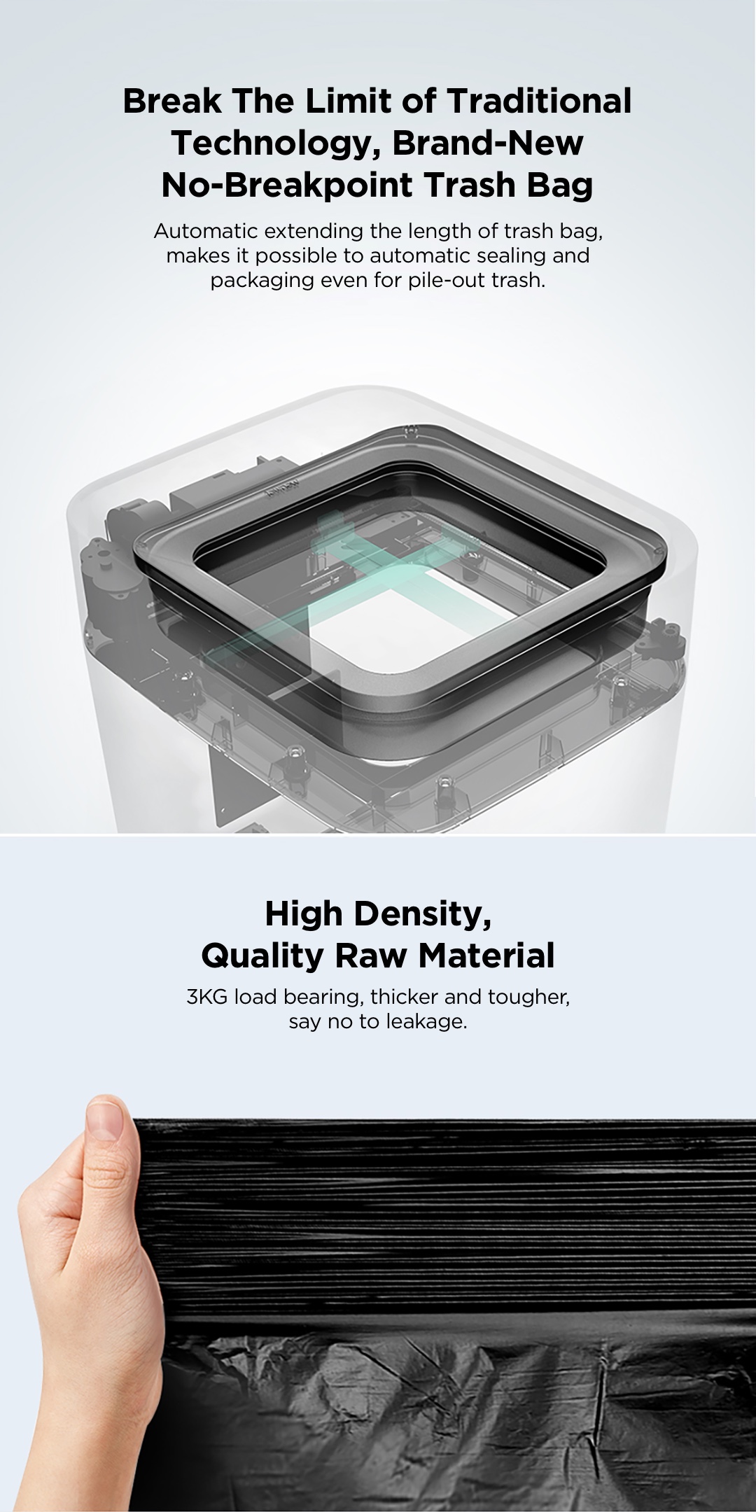 Townew Refill Ring For Smart Trash Can [ 6packs/box, Suitable For T1 ...