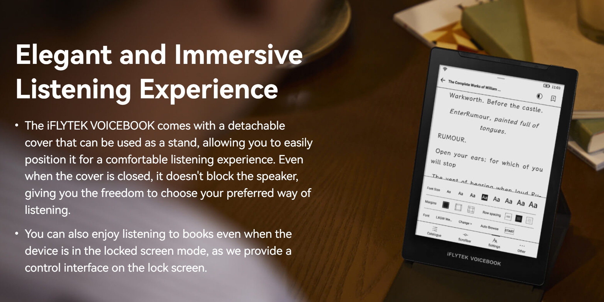 iFLYTEK Smart VoiceBook - Portable Smart Book/Professional Anchors to ...
