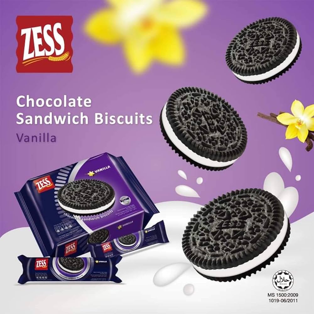 ZESS Sandwich Cookies Chocolate Vanilla SG Ready Stock | Shopee Singapore
