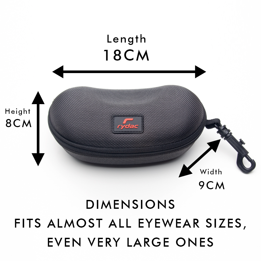 Skyline Rydac Large Hard Case for Sunglasses/Eyewear/Spectacles - Fits ...