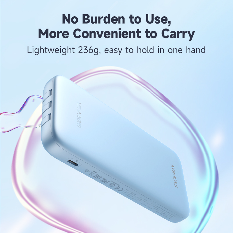 ROMOSS PHC10 10000mAh Power Bank Built in Lightning / Type-C / Micro ...