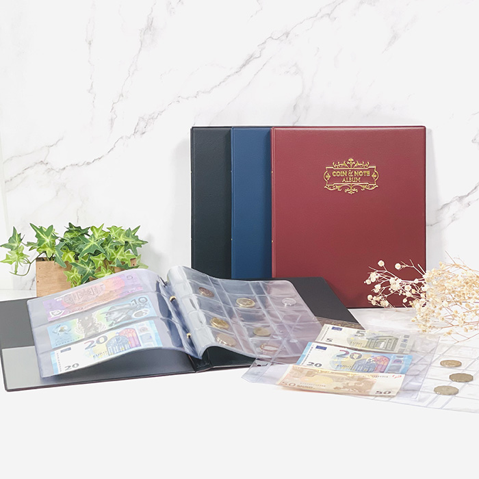 【SG】 Chuyu B5 Refillable Coin Collection Album | Notes Collection Album ...