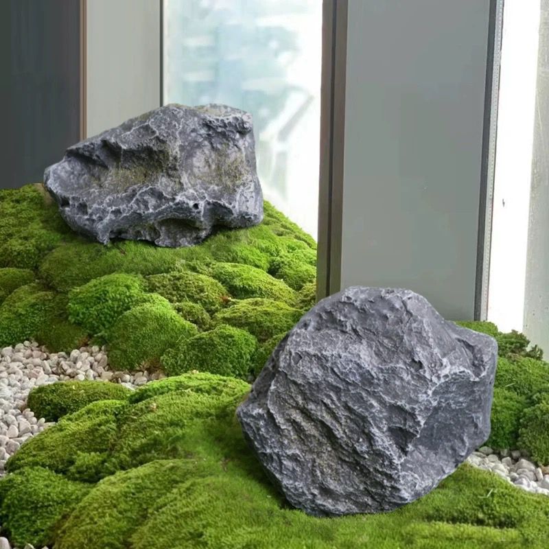 【SG Evergreen.】Stone Rock for Garden Landscape Deco Fake Pebbles ...