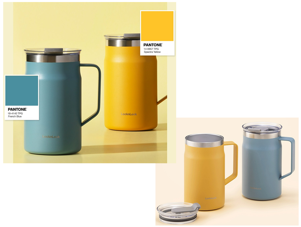 [LocknLock] Metro Colorful Coffee Tea Table Mug Thermal Thermos 600ml ...