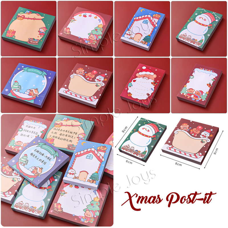 Christmas Goodie Bags Gift/ Notebook/ Bookmark / Post-it/ zip lock Bag ...