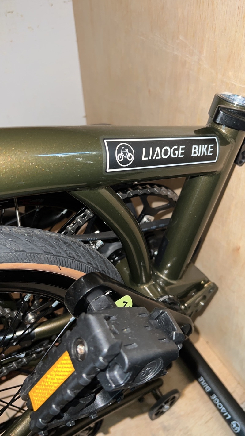 Liaoge888 trifold bike LATEST version 20 inch wheels 9speed compact ...