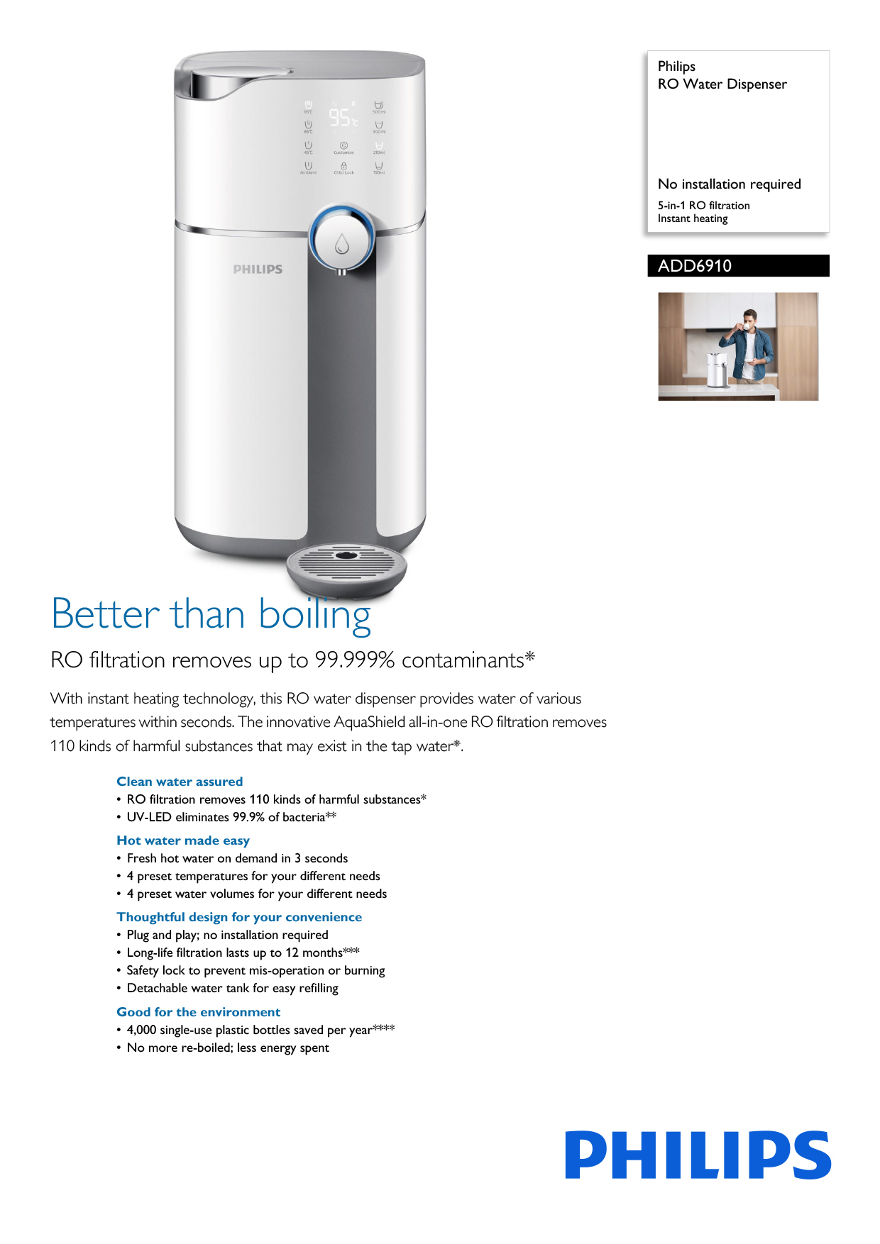 Philips Water Dispenser ADD6910 | Shopee Singapore