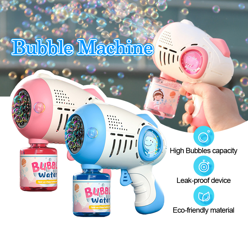 【SG stock】Kids Electric Bubble Machine Automatic with LED Lighting ...