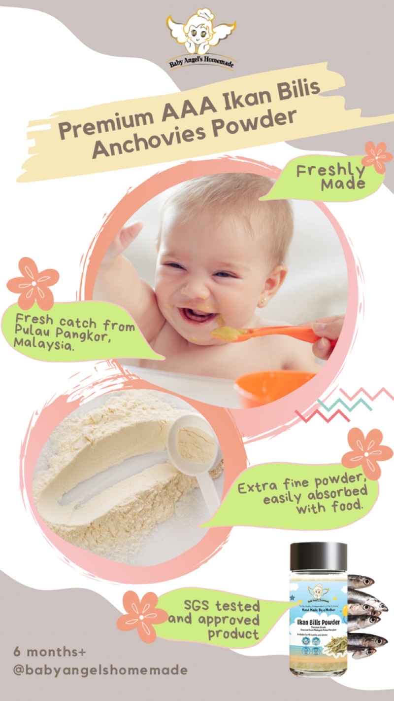 Baby Angel's Homemade Baby Food Premium Fresh Grade Ikan Bilis ...