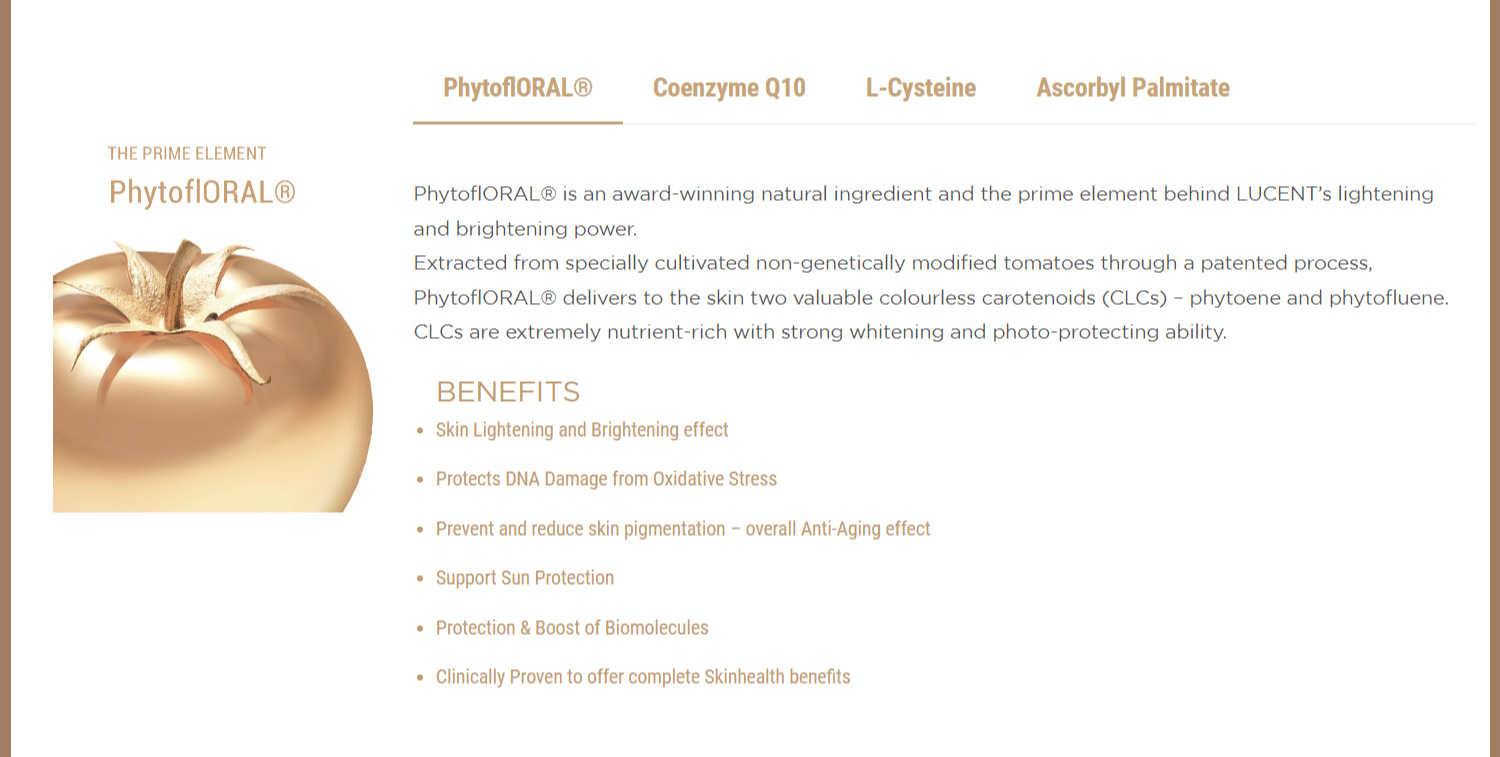 LUCENT Skin Whitening / Miriqa | Shopee Singapore