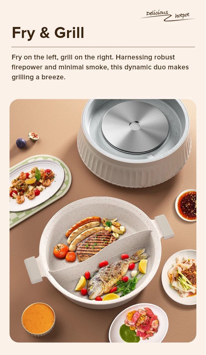 Cornell Steamboat Multi Cooker with Yuan Yang Pot | Shopee Singapore