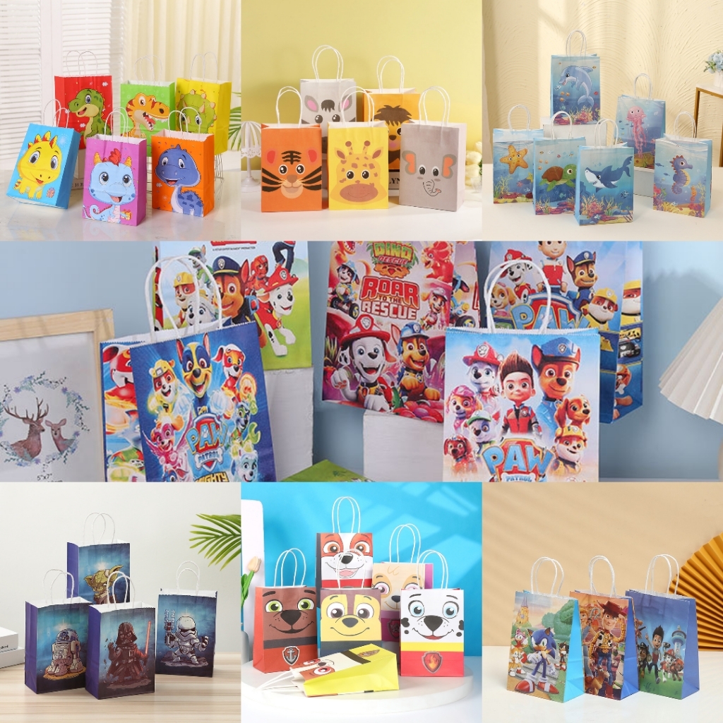 [List #2] Paper Gift | Birthday Party DIY Goodies | Children Goodie Bag ...