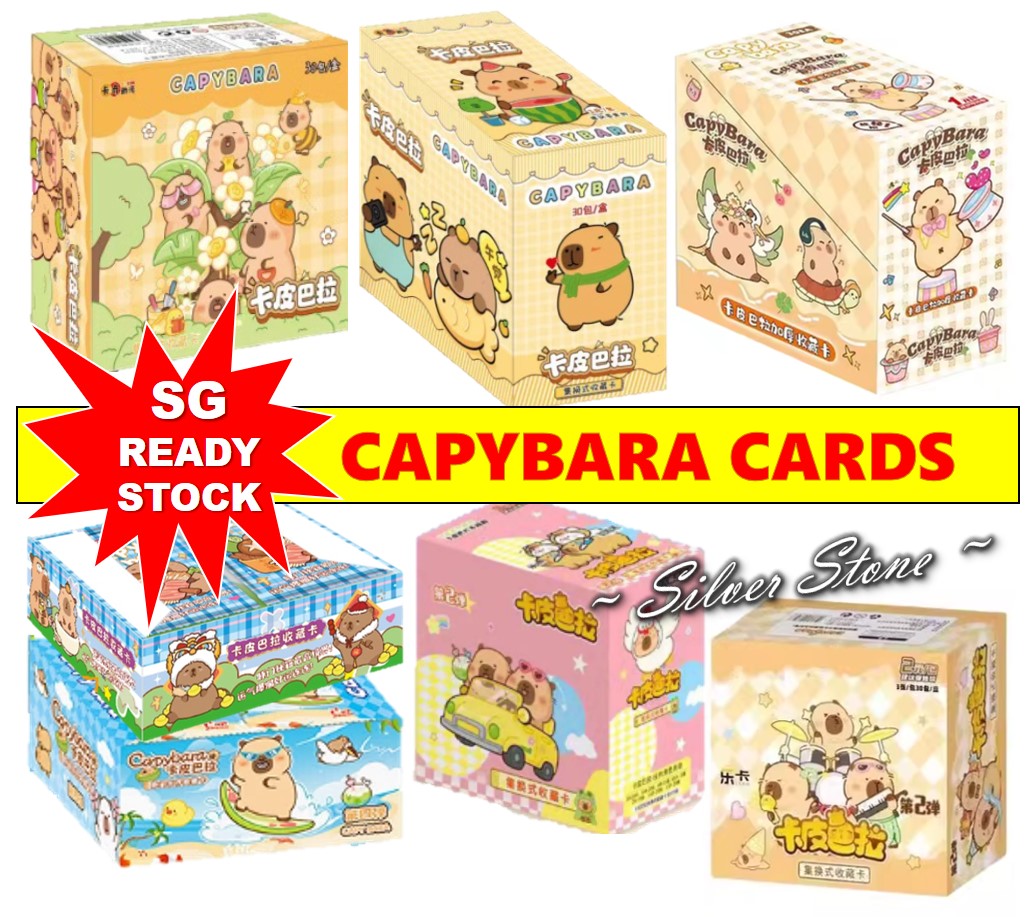 [SG READY STOCK] Capybara Cards King Flash Cards Cute Kapibara Trading ...