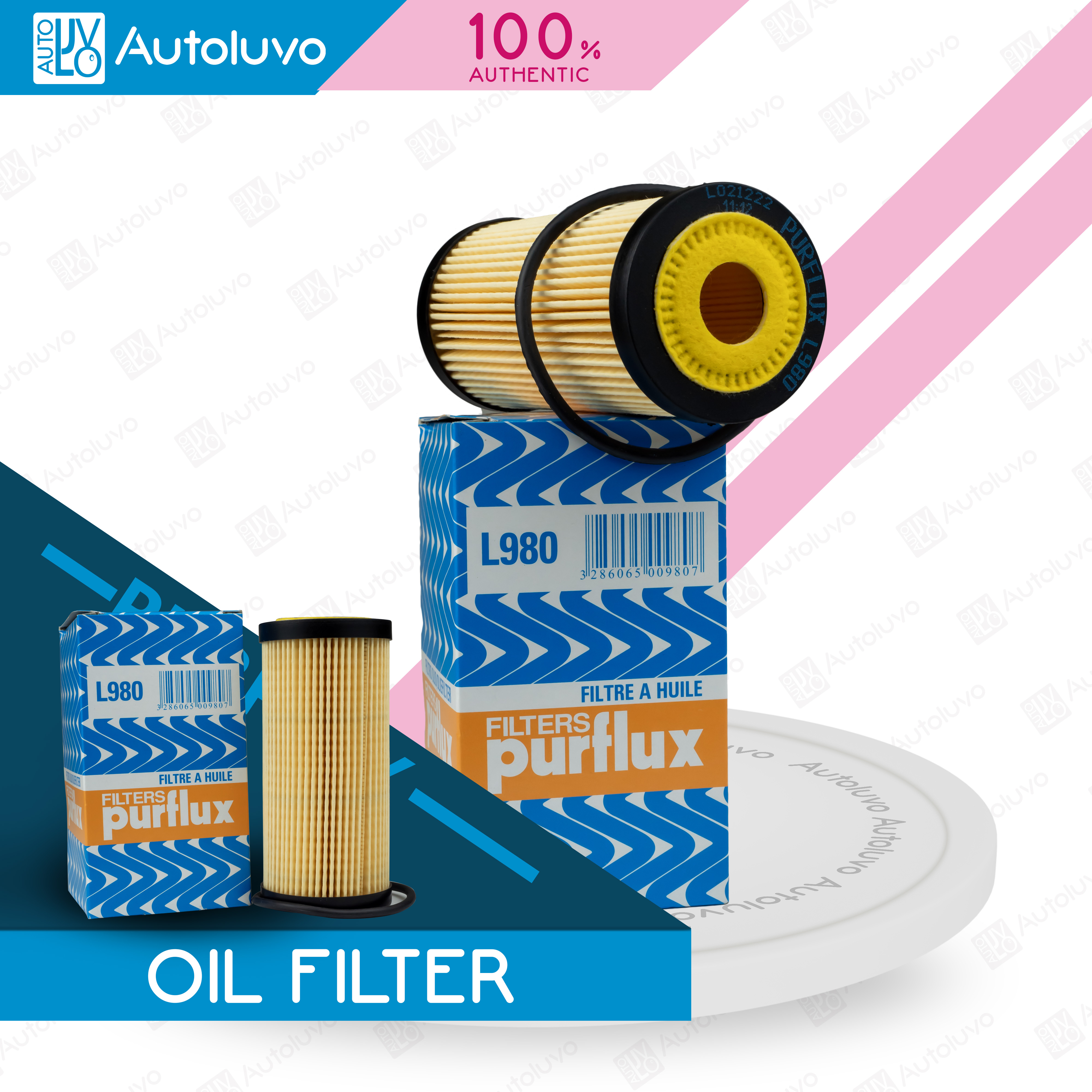 Purflux Oil Filter for Audi A3/A4/A5/VW Golf/Jetta/Passat/Tiguan/Skoda ...