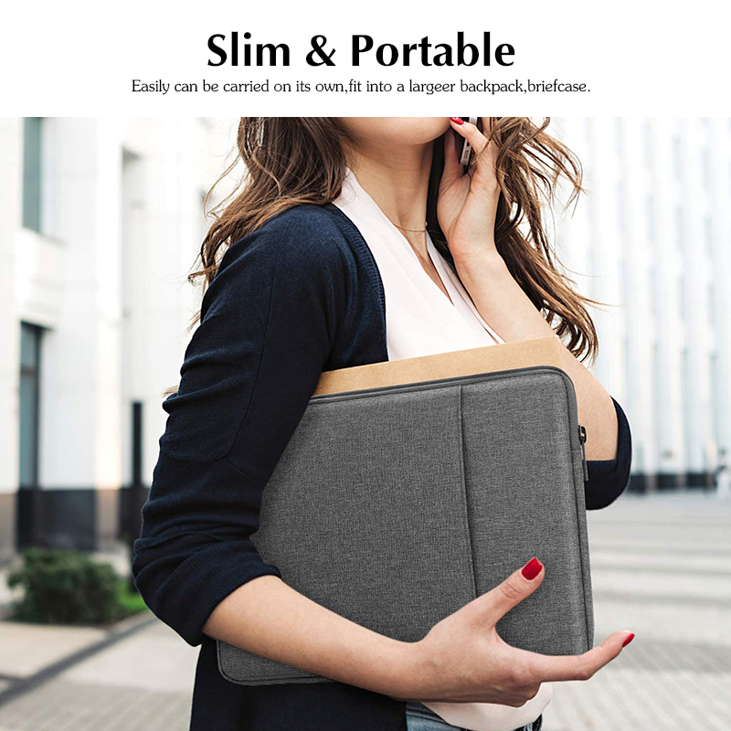 Laptop Sleeve Bag Anti Shock Waterproof Computer Bag Premium Handled ...