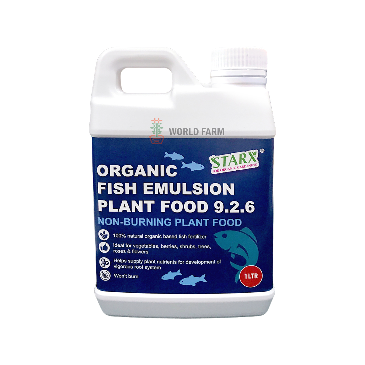 Organic Fish Emulsion Plant Food, NPK 9:2:6 Fertiliser / Fertilizer ...