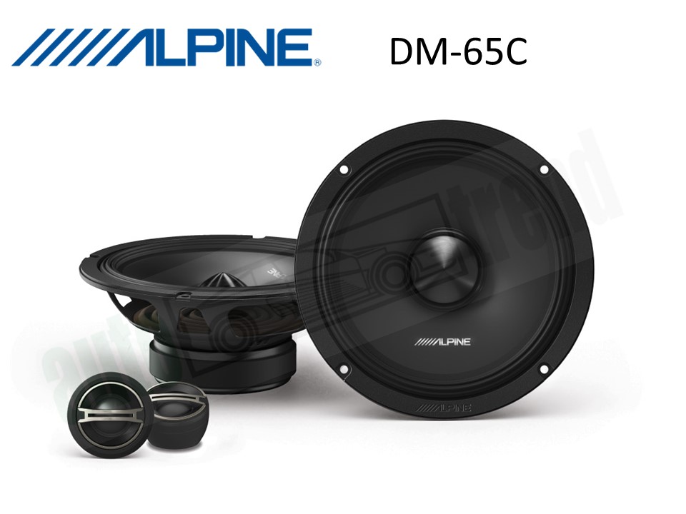 Alpine DM-65 6.5" Inch Car Two-Way Coaxial Speakers | Shopee Singapore