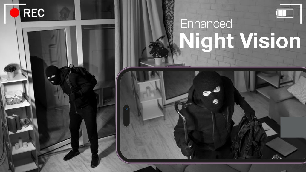 GXM W3 Pro Wireless Security Camera Battery Operate Home CCTV Smart IP ...