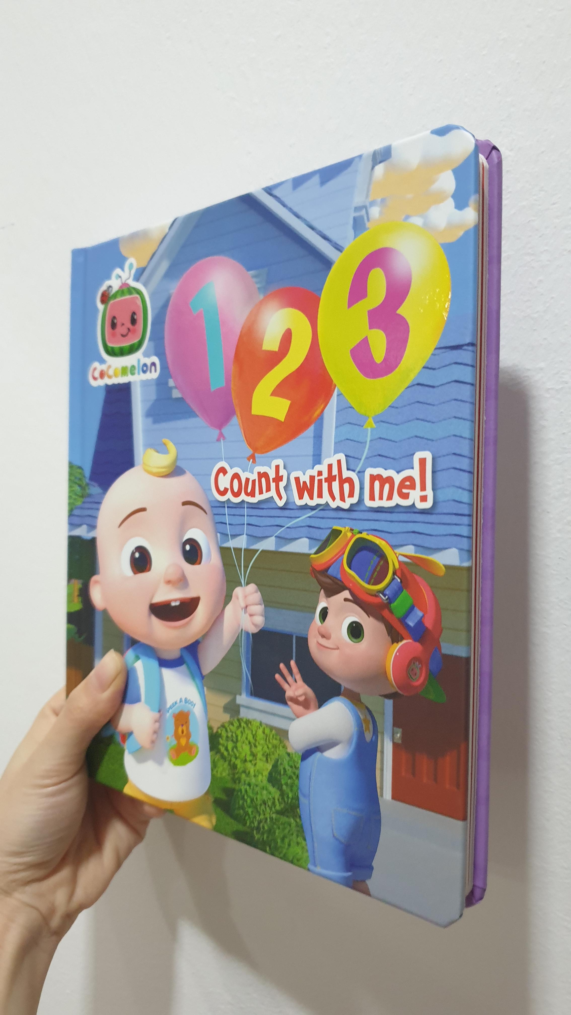CoComelon Count 123 Board Book for Preschool Kids to Learn Numbers ...