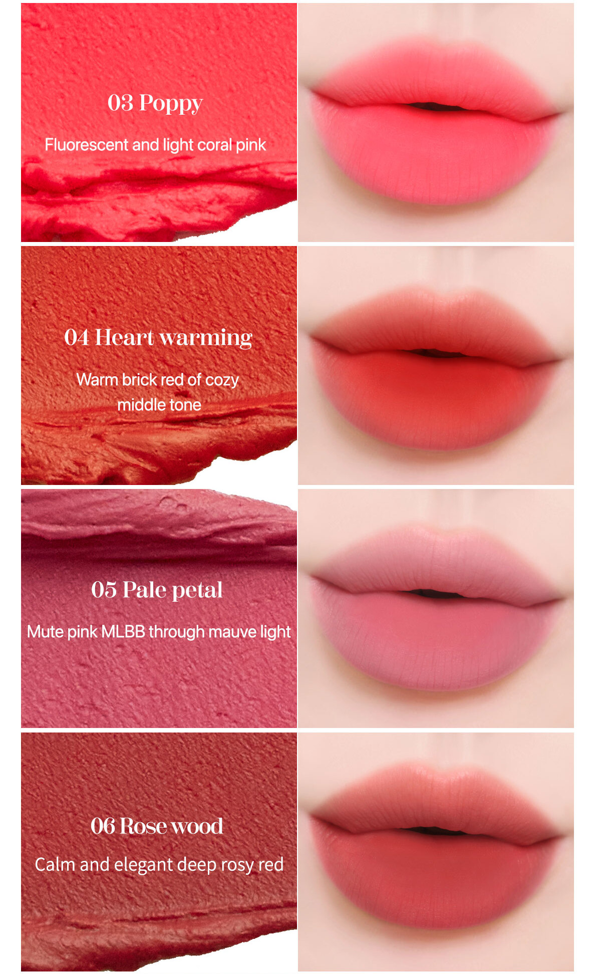 [MUDE] Soft Blur Matte Velvet Lip Tint (3g) | Shopee Singapore