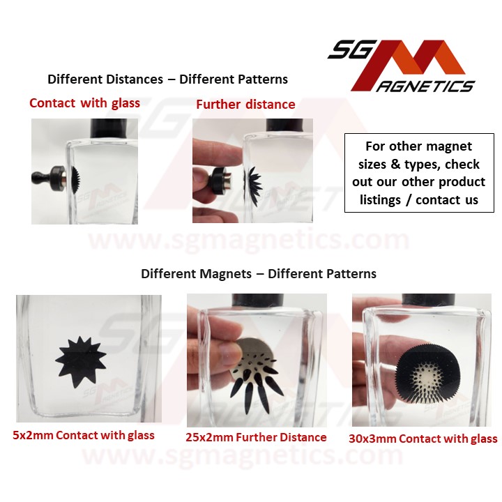 Coloured Ferrofluid - Gold Silver Purple Green Rainbow Oilslick Blue ...