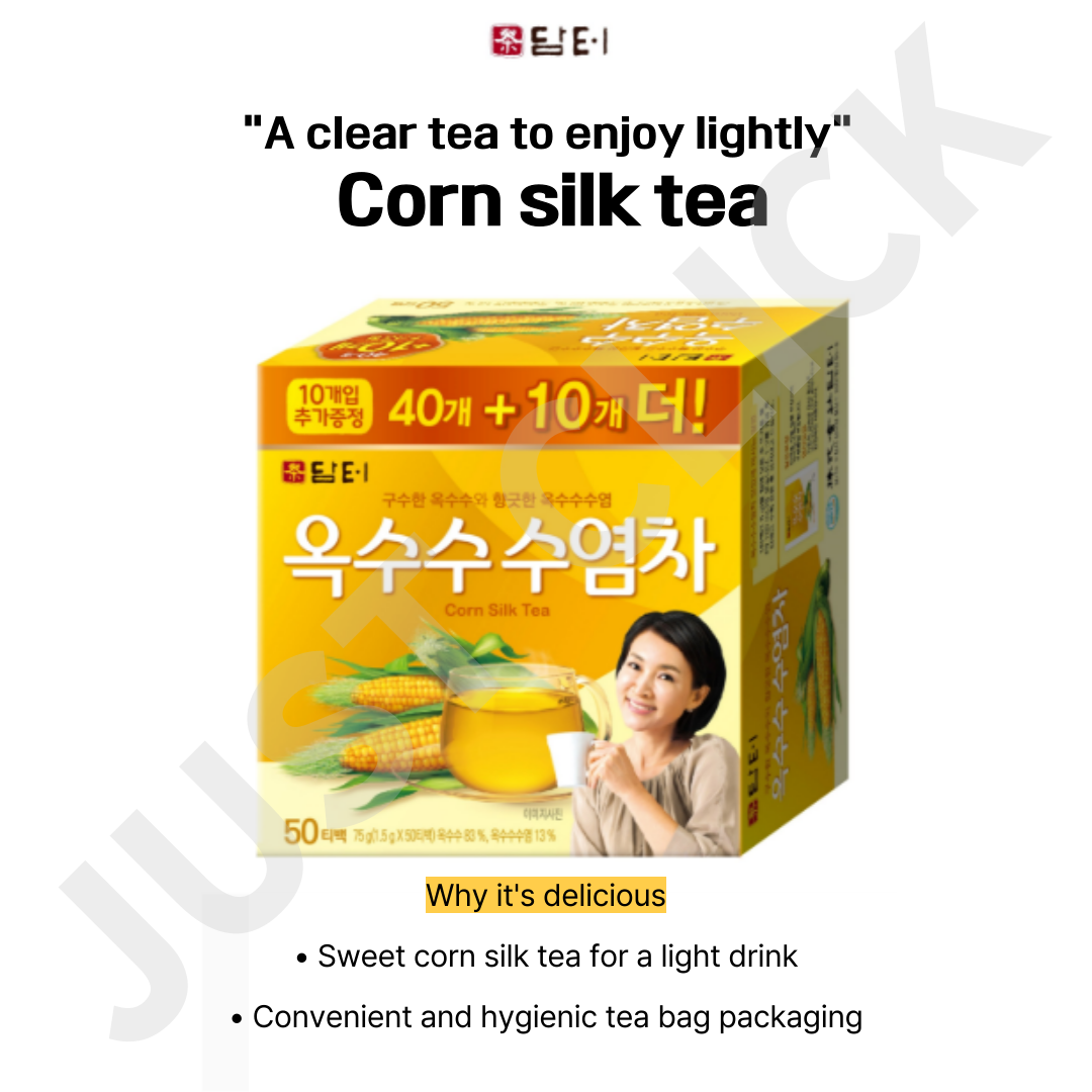 Corn Silk Tea 100T / Korean corn tea / instant tea / Tea bag corn tea # ...