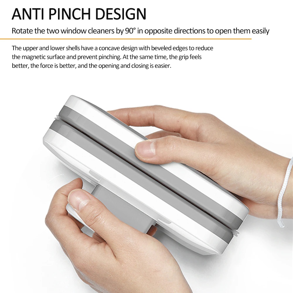 Magnetic Window Cleaner | Magnetic Glass Wiper | Double Sided | Glass ...