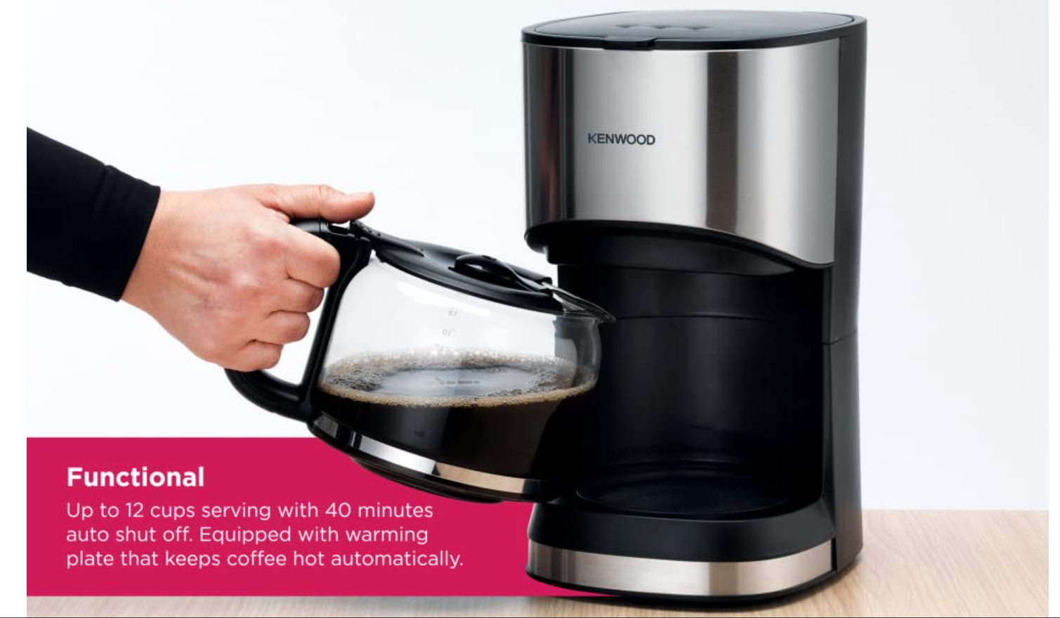 Kenwood coffee machine cmm10.000 up to 12 cup coffee maker for drip ...