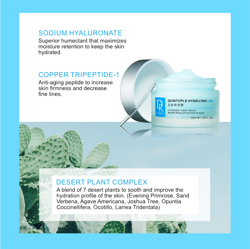 [Dr.Hsieh] Quintuple Hydrating Gel - Copper Peptide, Hydrating, Anti ...