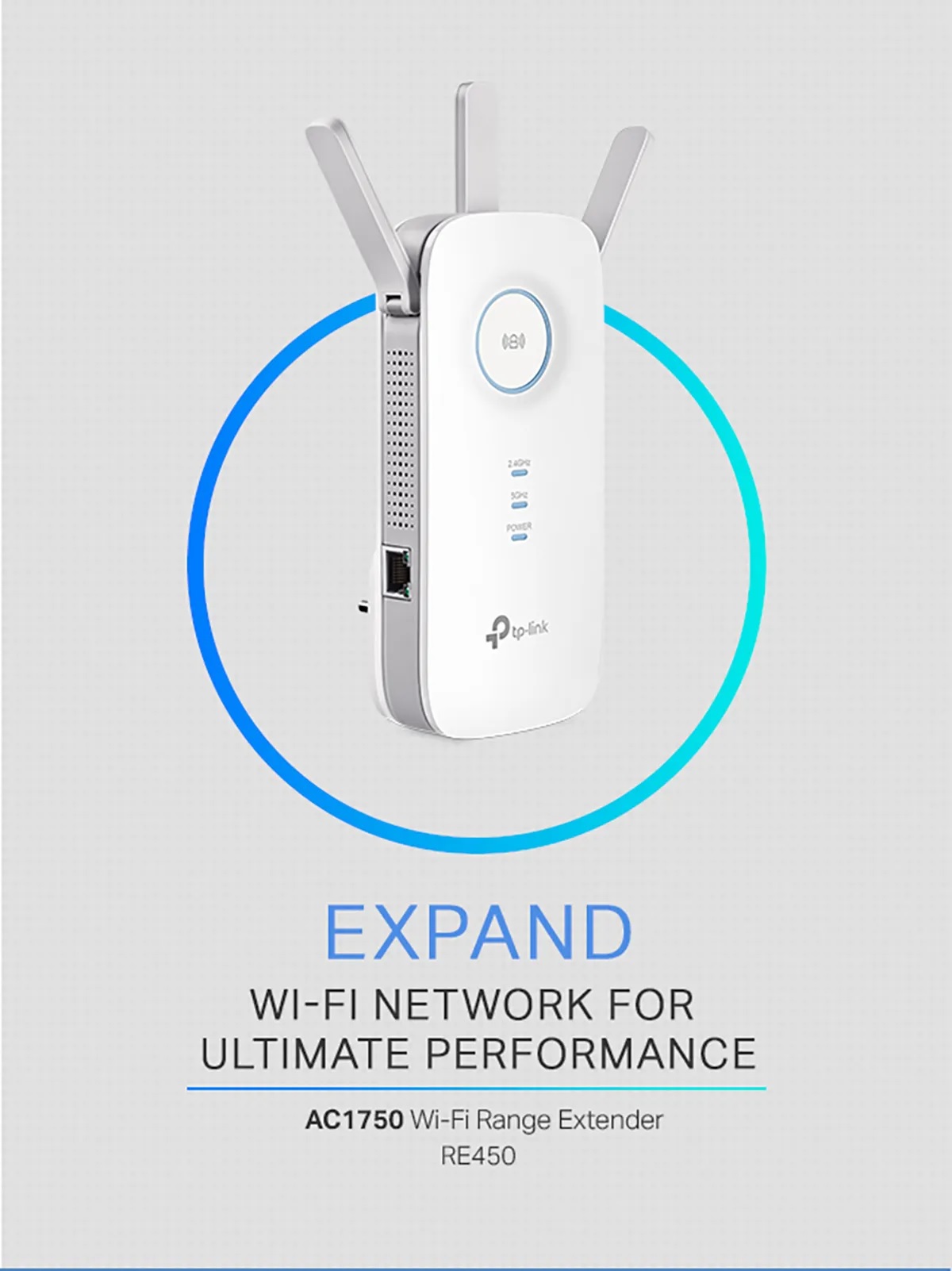 TP-Link RE450 AC1750 WI-FI Range Extender Wireless Dual Band WIFI ...