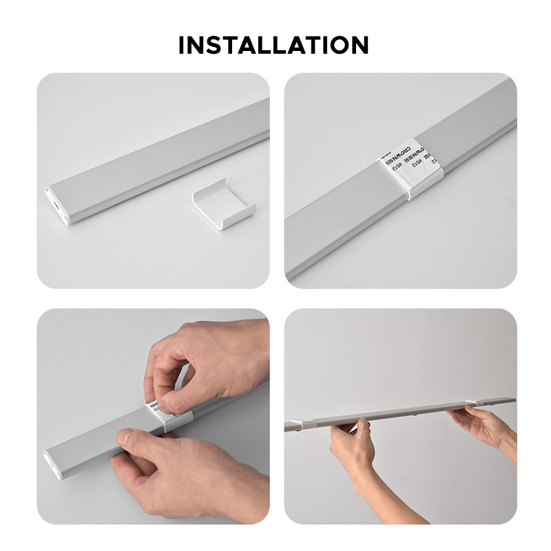 Wireless Metal Casing Motion Sensor Cabinet Light Ultra Slim 3 Color ...