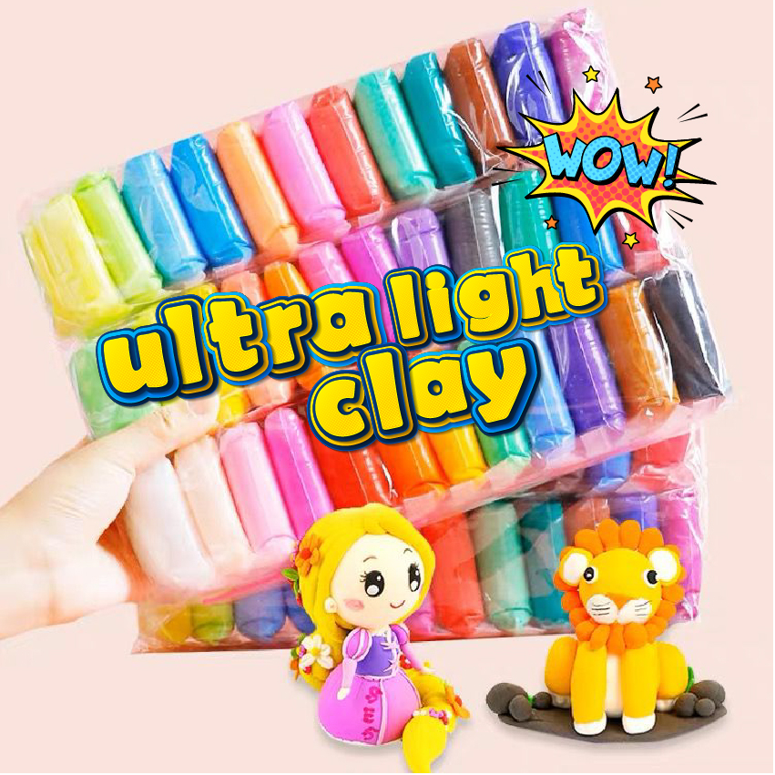 🇸🇬 [In Stock]Kids Polymer Clay DIY Party Gift Set Air-Dry Ultra-Light ...
