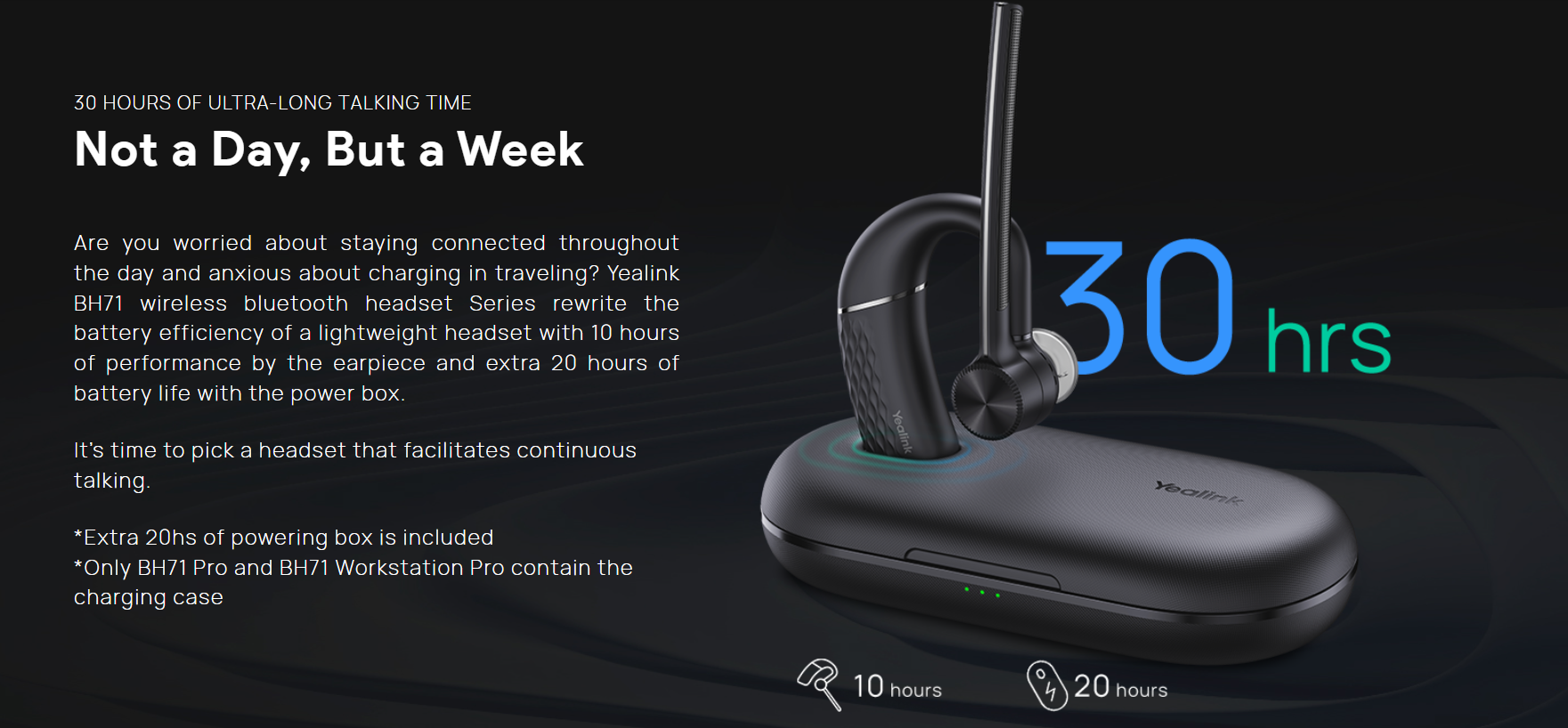 Yealink BH71 Mono Bluetooth Headset Series [Mono / PRO / Workstation ...