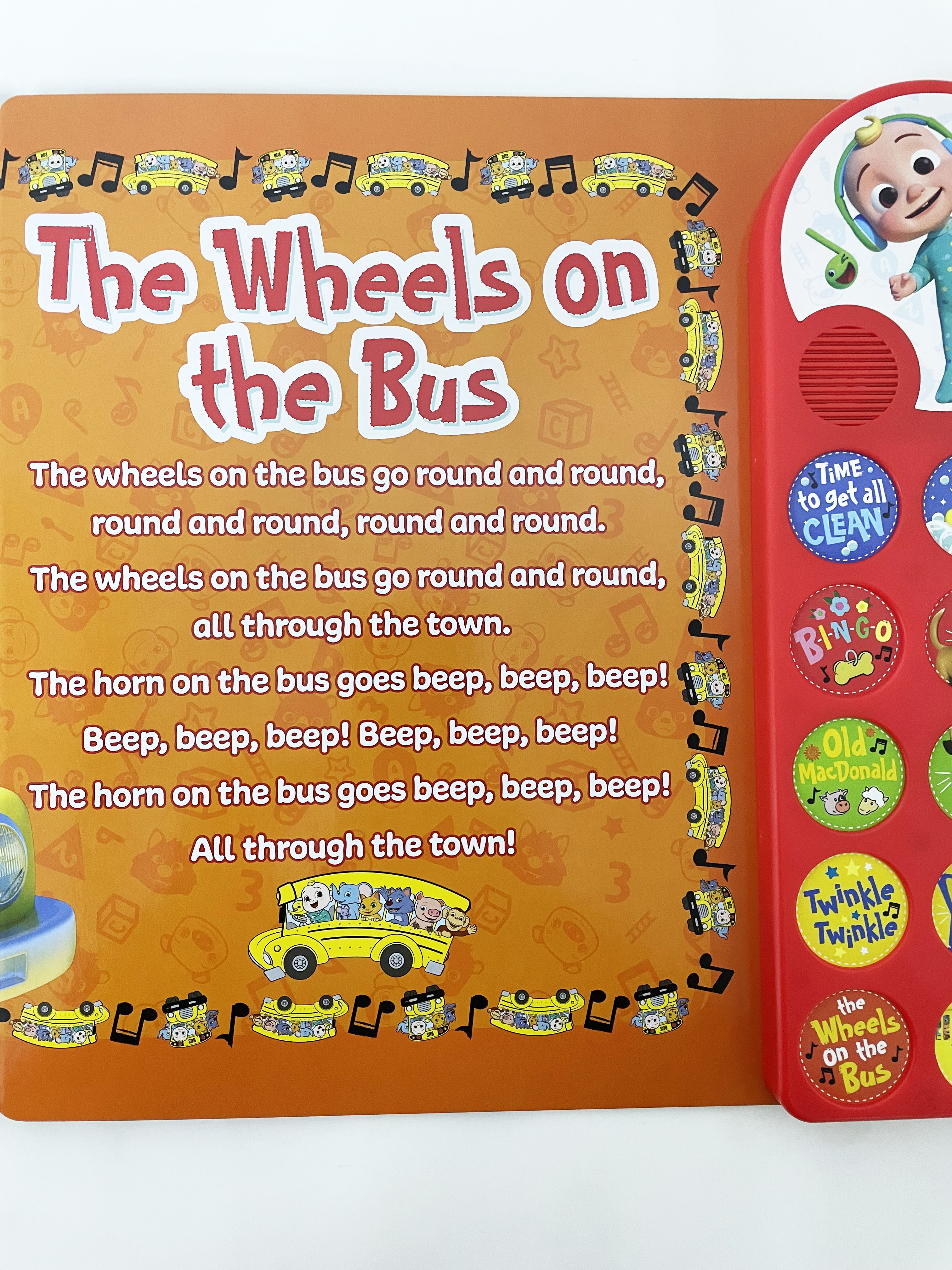 Cocomelon First Nursery Rhymes Sound Book For Kids With 10 Buttons ...