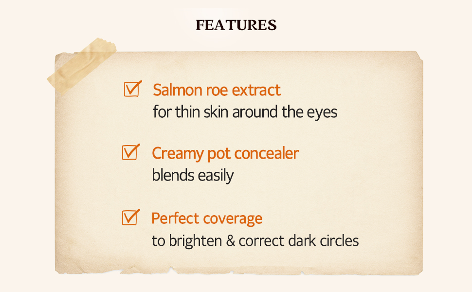 [SKINFOOD Official] Salmon Darkcircle Concealer Cream 10ml Blooming ...