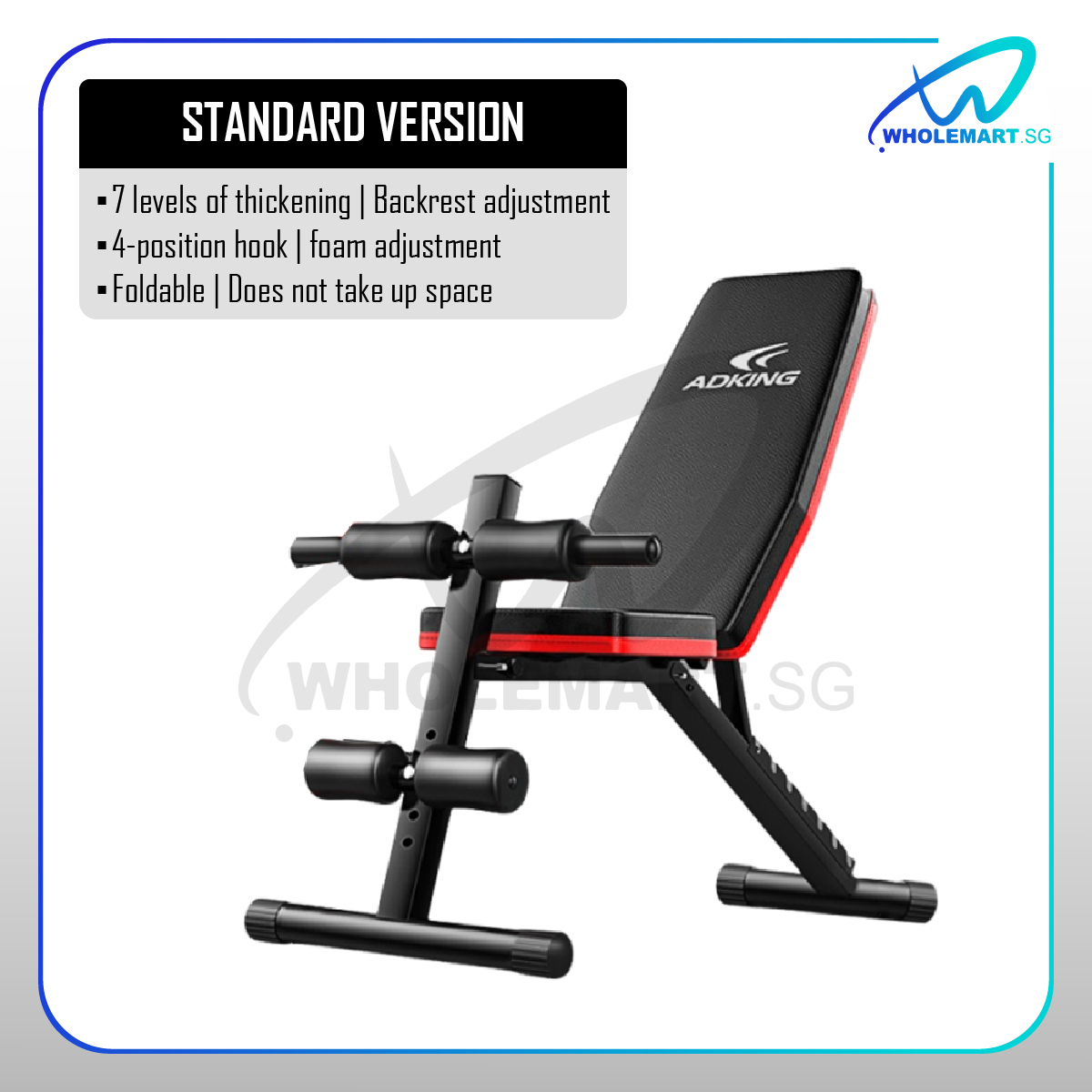 SG Ready Stock Foldable Workout Bench Sit Up Bench Home Gym Bench ...