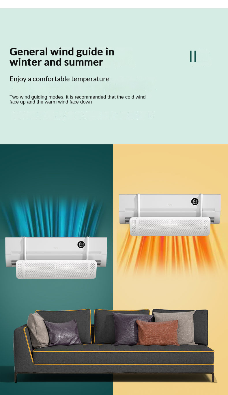 🇸🇬【SG stock】Retractable Air Conditioner Wind Shield Aircon Wind ...