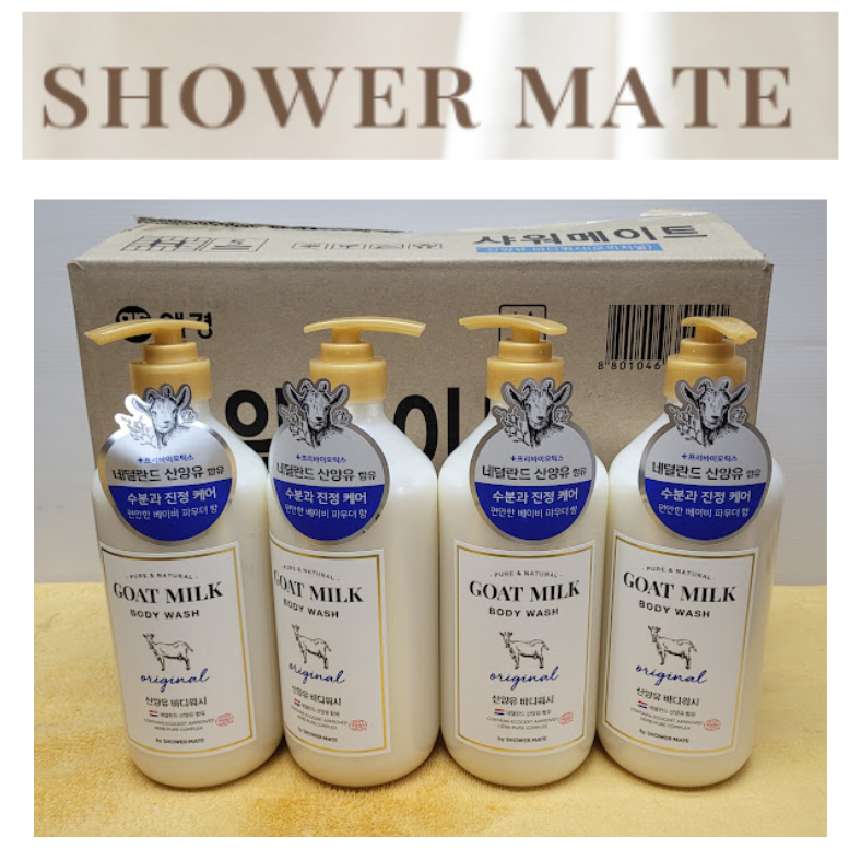 ShowerMate Goat Milk Body Wash Original 800ml + Goat Milk Manuka Honey ...
