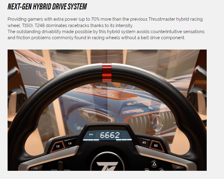 THRUSTMASTER T248 PS version Racing Wheel (1 Year Warranty by Ban Leong) | Shopee Singapore