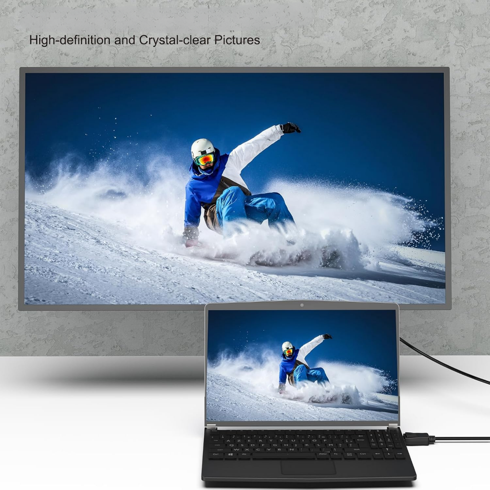 (SG) GenTech DisplayPort 1.4 to VGA Cable | 4k60Hz UHD HD | Gaming ...