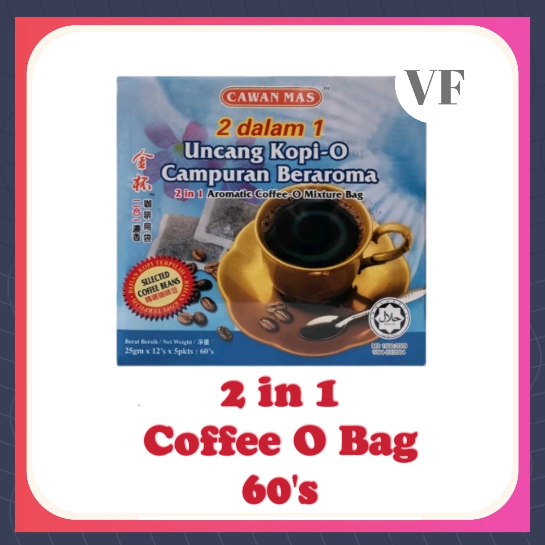 CAWAN MAS Coffee O Kosong/Uncang Coffee O/2in1 Coffee O/3In1 Instant ...
