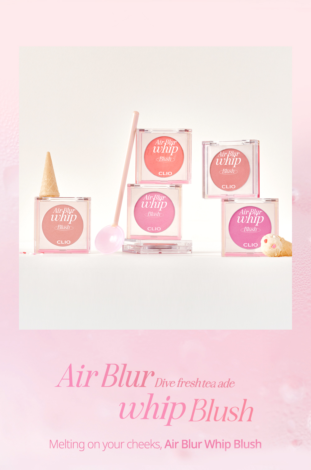 [CLIO] NEW Air Blur Whip Blush 3g (5 Colors) | Shopee Singapore