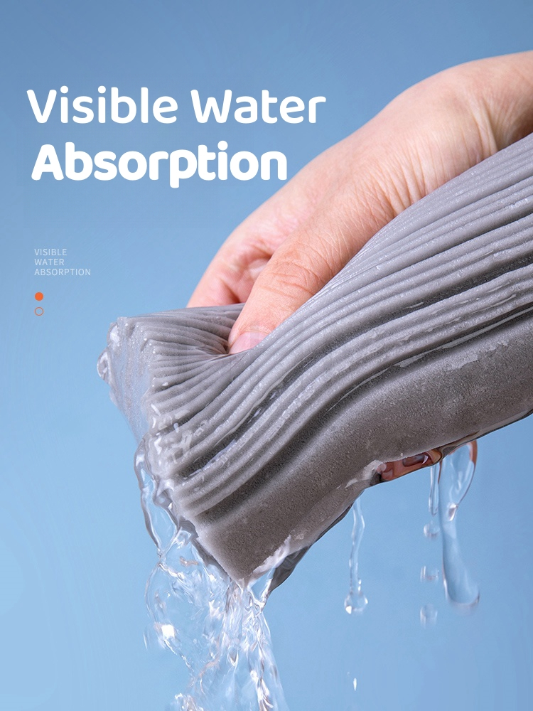 SG IN STOCK [ Enlarge 34cm} Sponge Mop Quick Dry Head Free Hand wash ...